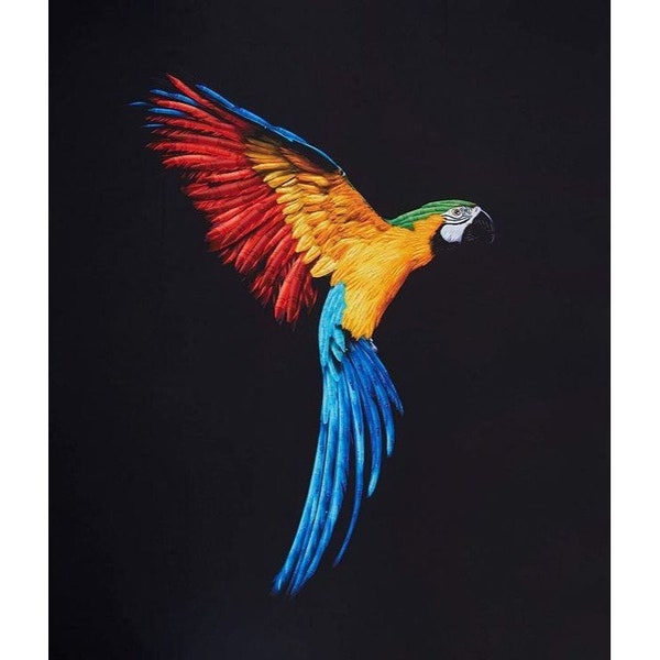 Parrot Fabric - Etsy