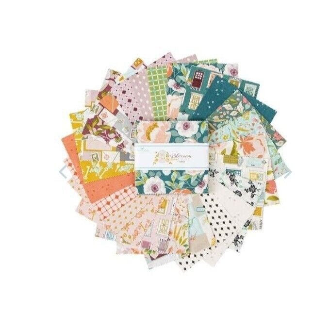 Blossom Lane, RILEY BLAKE DESIGNS, 42 Pcs 5 Stacker Quilt Squares - Etsy