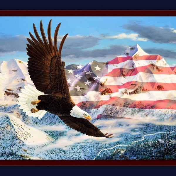 Eagle Fabric Panels - Etsy