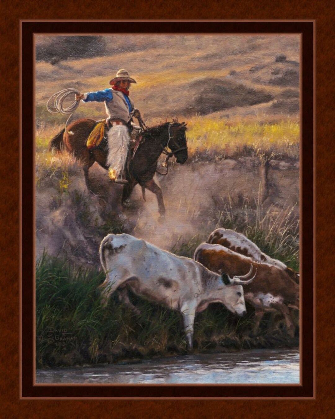 Cowboy Fabric Quilt Panel: Western Horse Ranch Scene (36" X 45") - Etsy