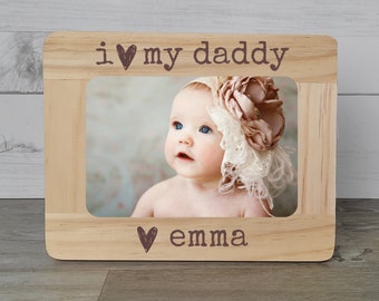 I Love My Dad Photo Frame - Etsy