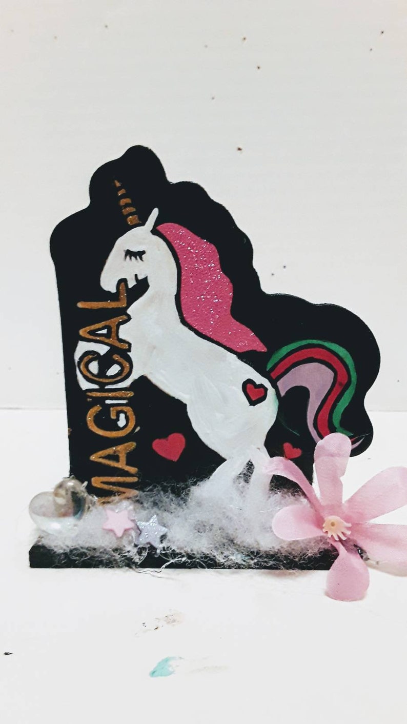 Rose Frog and Magical Unicorn Standees | Etsy