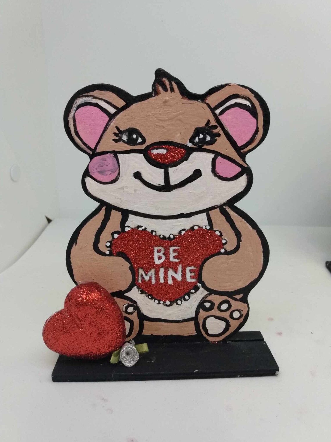 Glitter Valentine Standees - Etsy