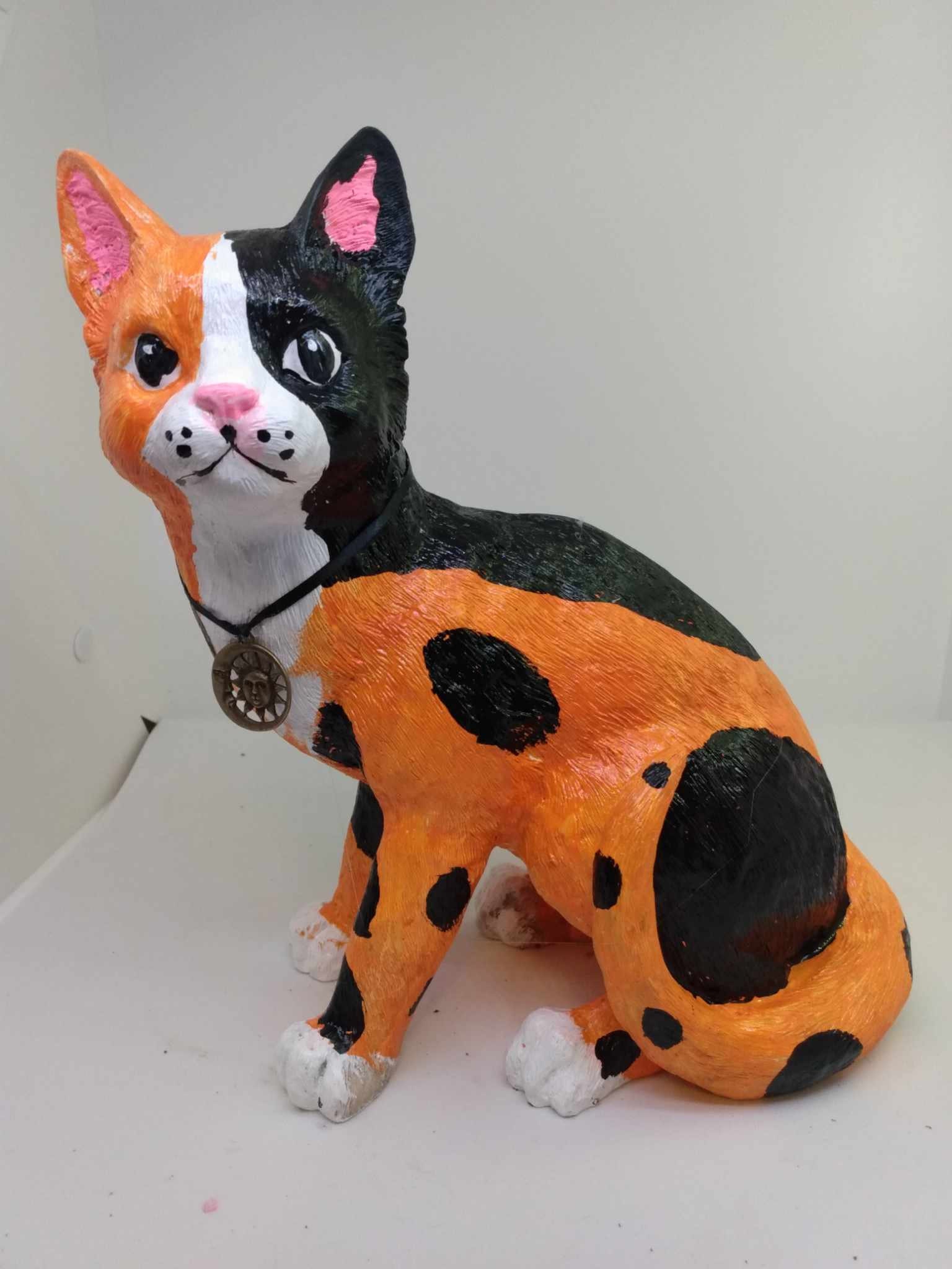 Halloween Cat Garden Statue - Etsy