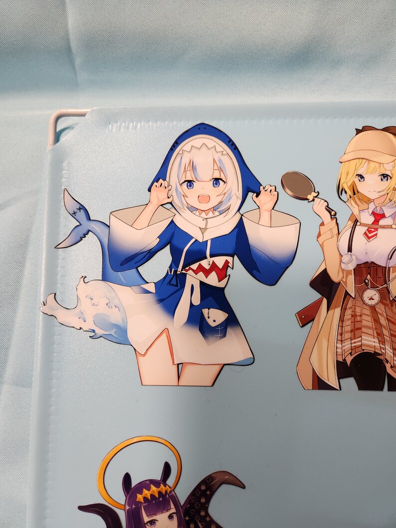 Hololive Myth Vinyl 5in Decals - Etsy