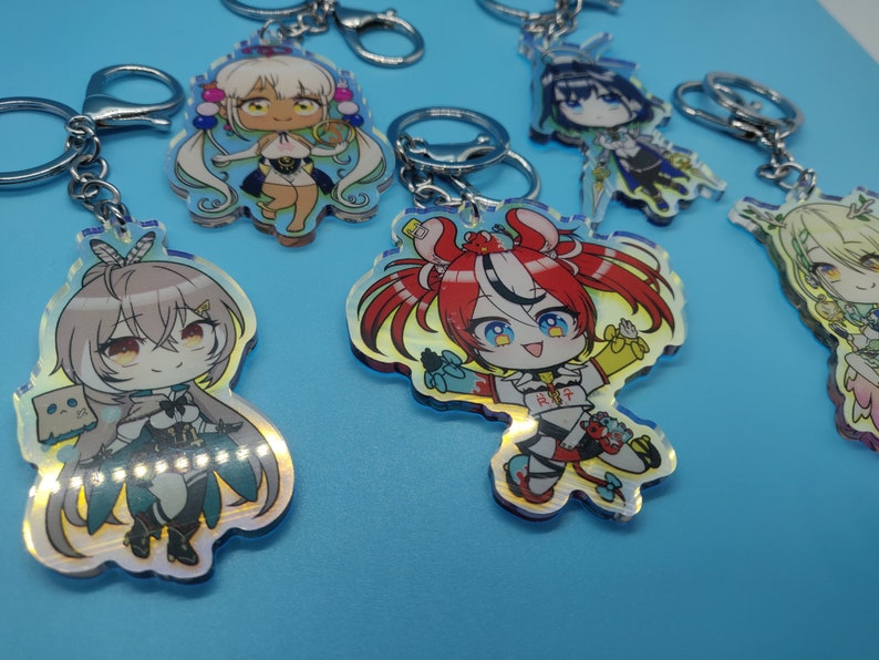 Hololive Council Acrylic Keychains Limited Stock 3 - Etsy