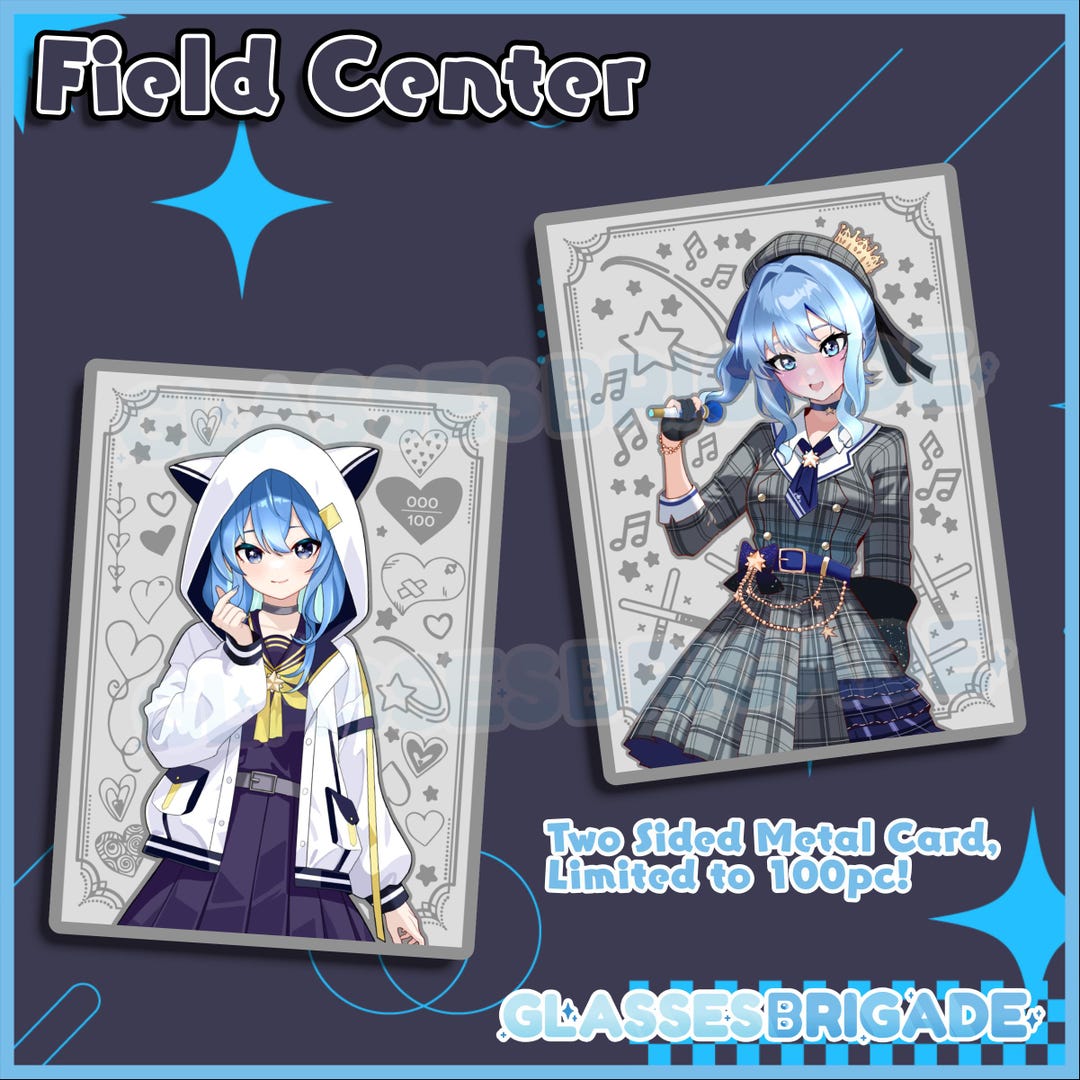 Suisei Hoshimachi - Silver Metal Limited TCG Card - Etsy
