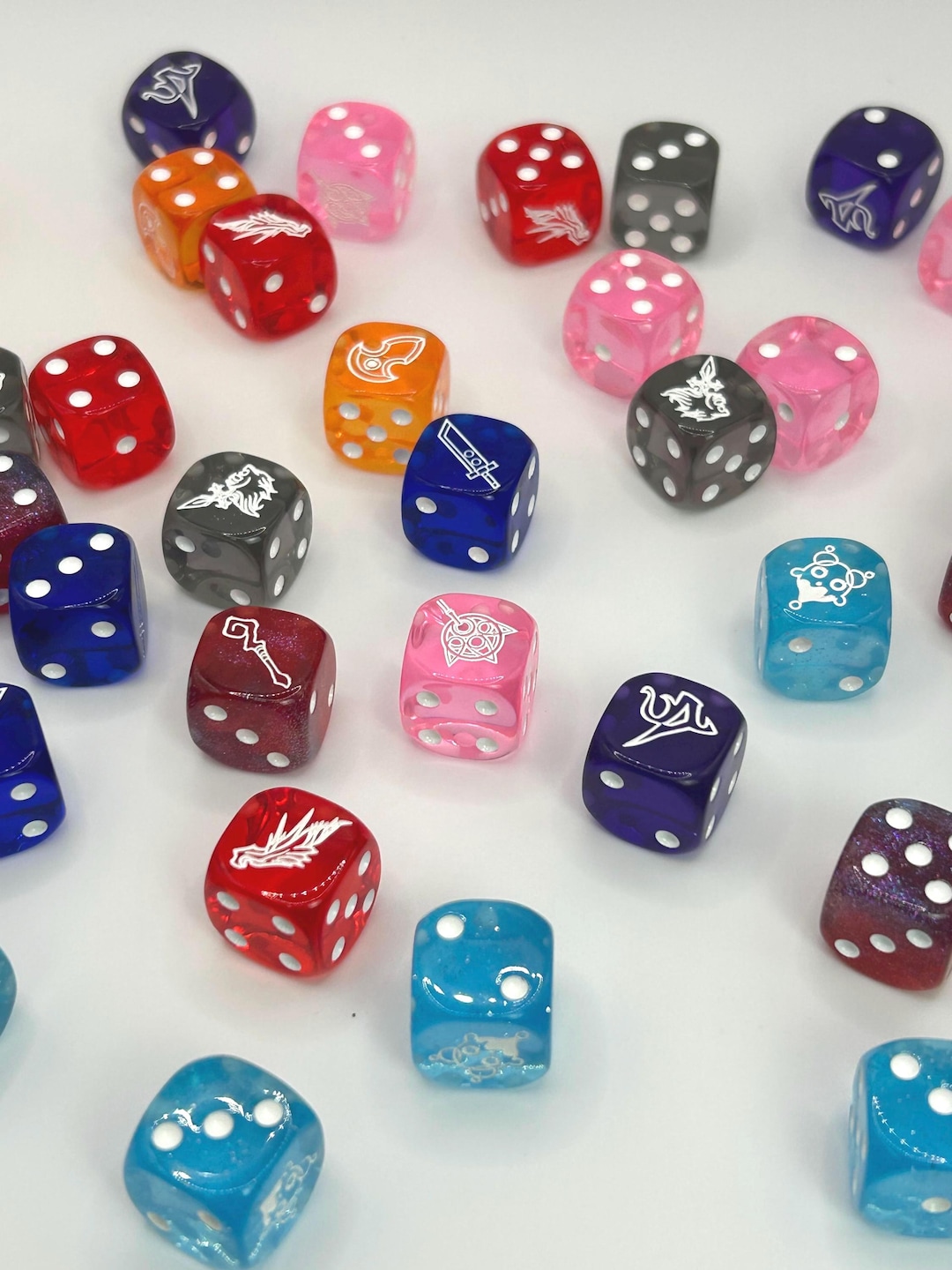 FF TCG Inspired 8 Dice Set - Etsy