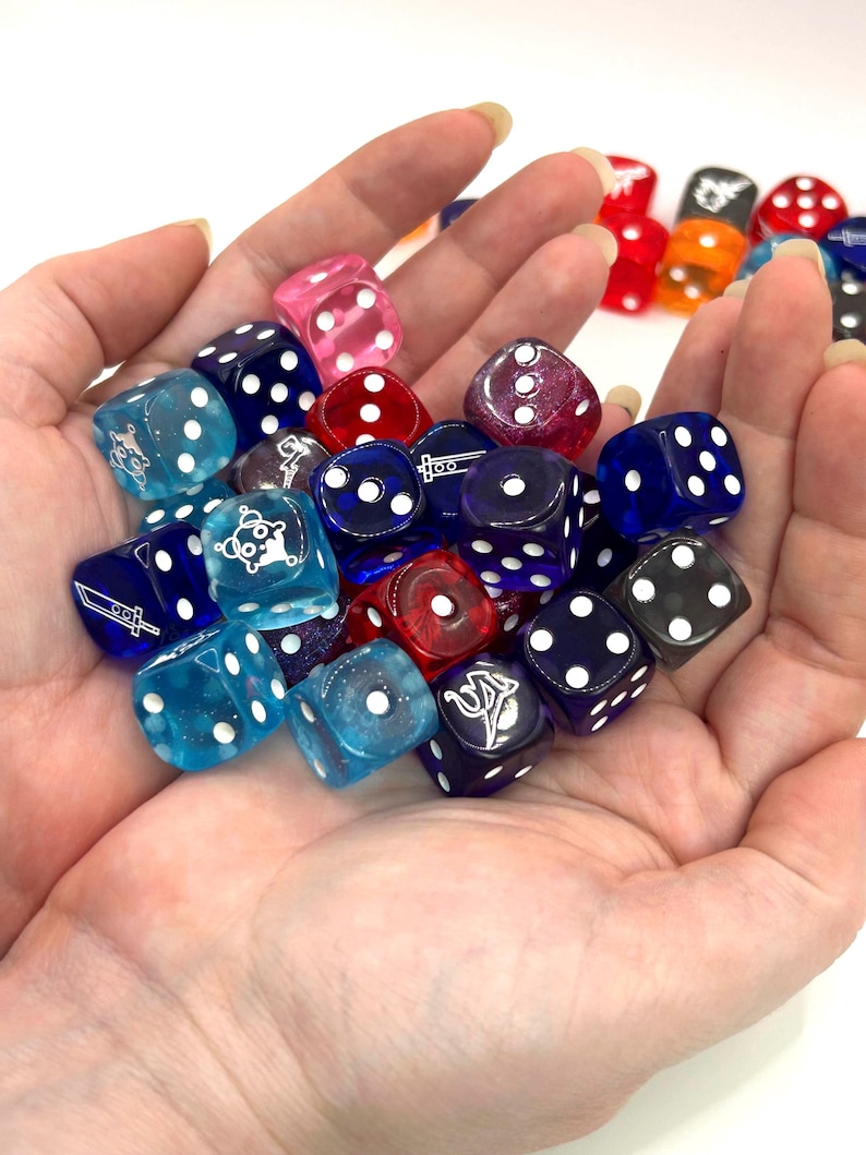 FF TCG Inspired 8 Dice Set - Etsy