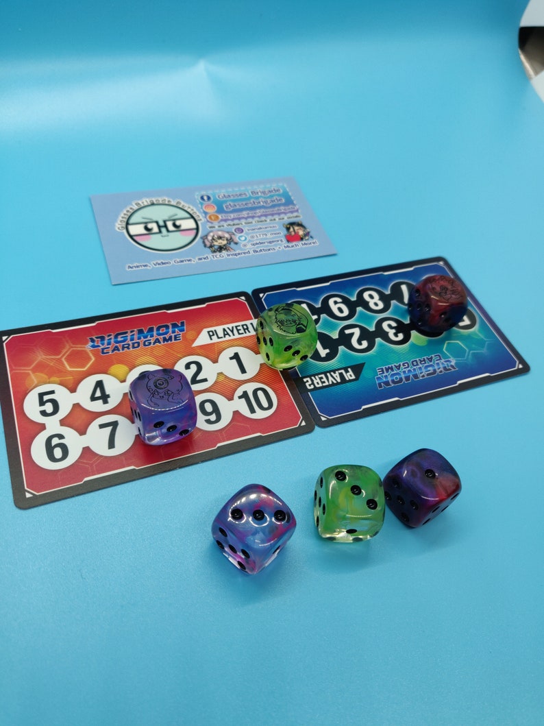 DTCG Spooky Memory Marker Dice MISSPRINTED DISCOUNTED - Etsy