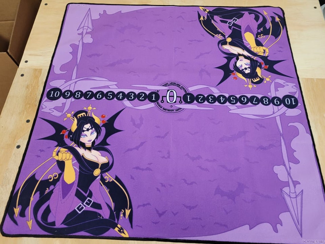 Lilithmon Cloth 2 Player Playmat | Etsy