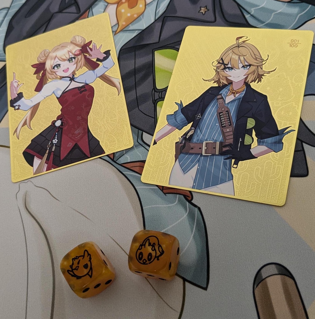Dokibird - Gold Card Field Center With Dice for TCG - Etsy