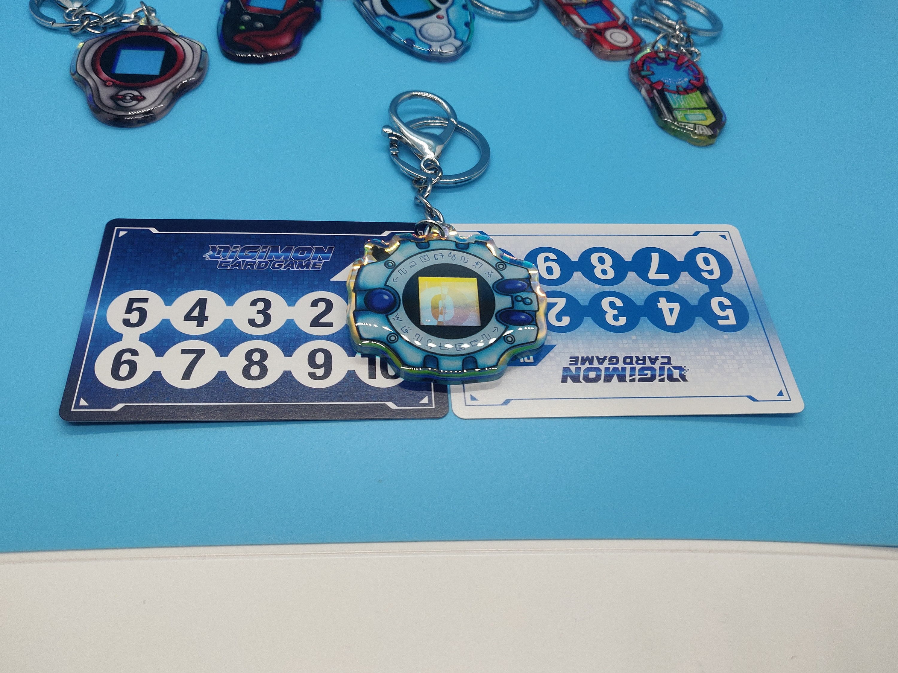 Digimon Keychains 7 Digivices Agumon Gabumon Gatomon and - Etsy