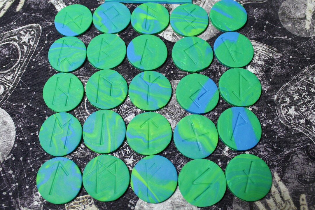 Clay Runes ~ Nordic Runes ~ Elder Futhark Runes - Etsy