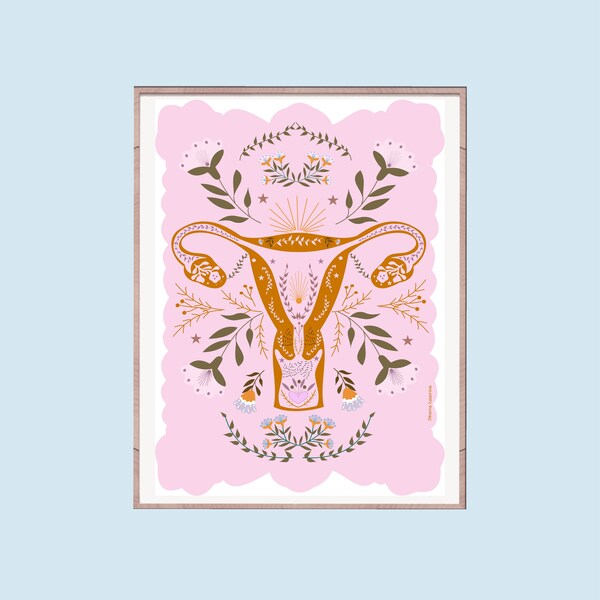 Uterus Poster - Etsy
