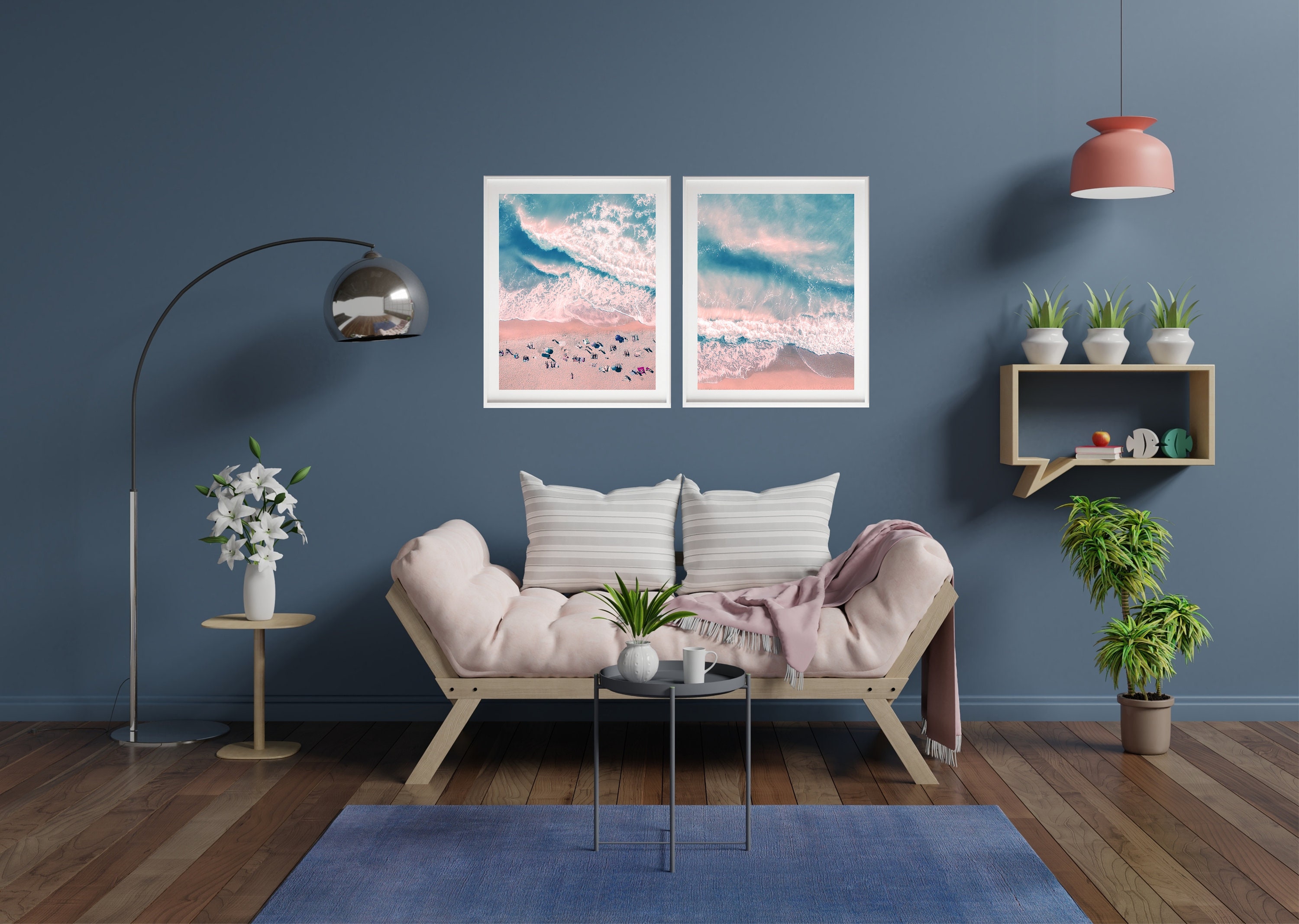 Beach Print Set Beach Decor Aerial Beach Set Coastal Decor - Etsy