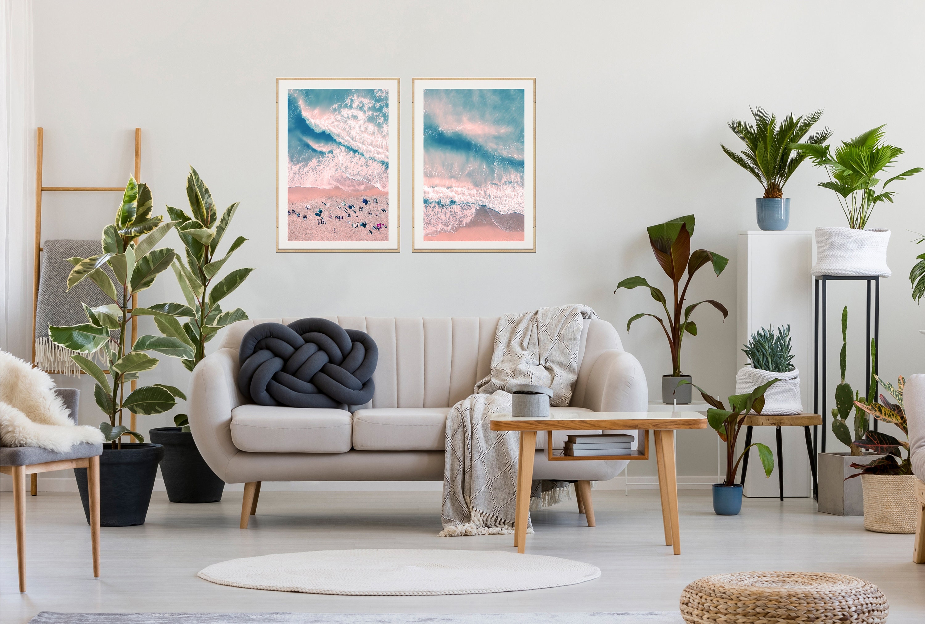 Beach Print Set Beach Decor Aerial Beach Set Coastal Decor - Etsy