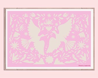 Otomi Mexico. Set of Two Prints. Otomi Indian. Mexican Folk - Etsy