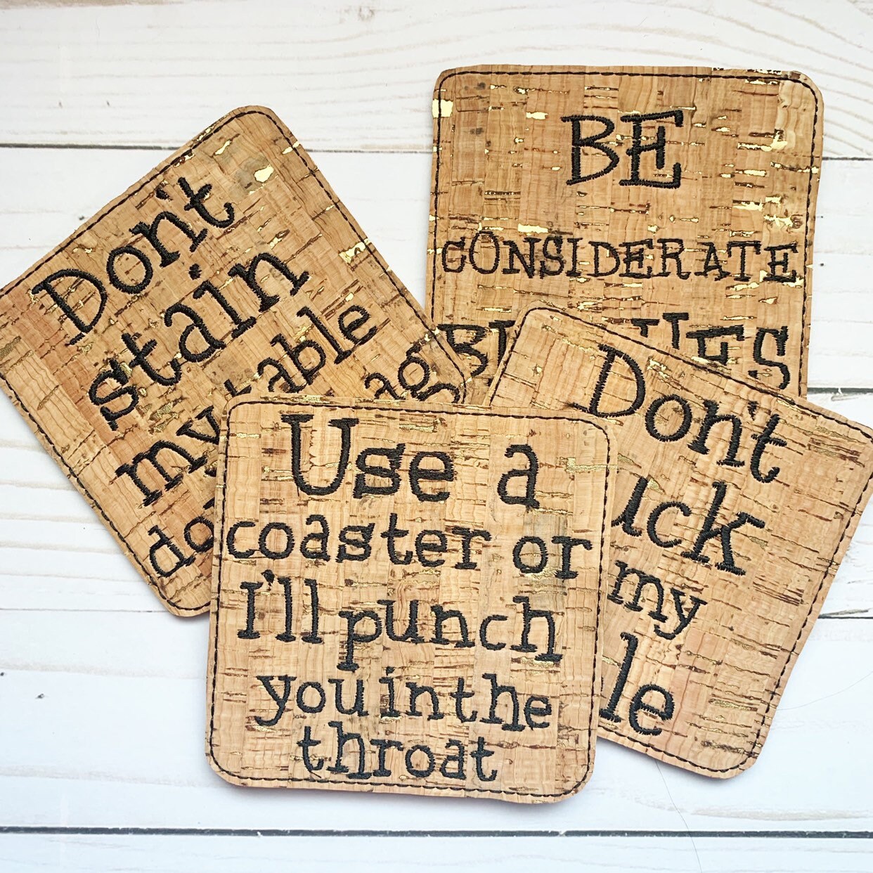 Slightly Inappropriate Foul Mouth Funny Coasters - Etsy