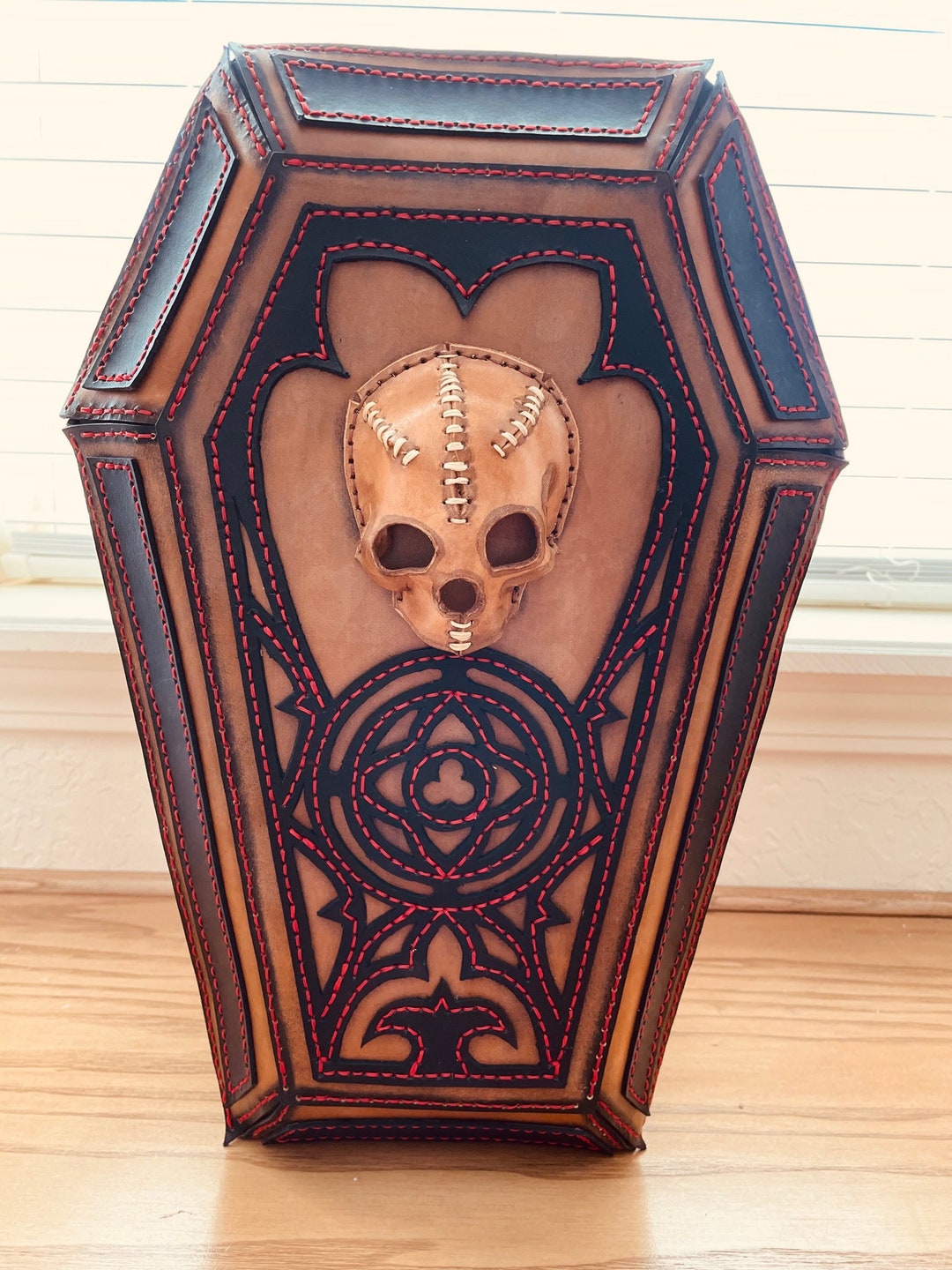 Leather Casket Backpack - Etsy