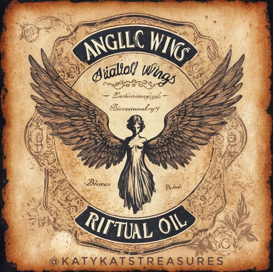 Angelic Wings Ritual Oil-mood Lifting, Angelic Connection, Healing - Etsy