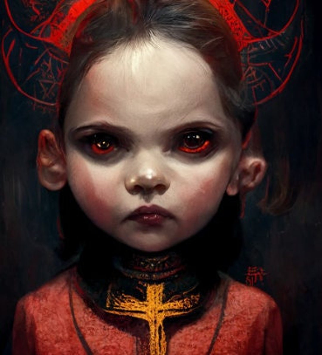 Demonic Child Female Spirit Companion /remote Binding - Etsy