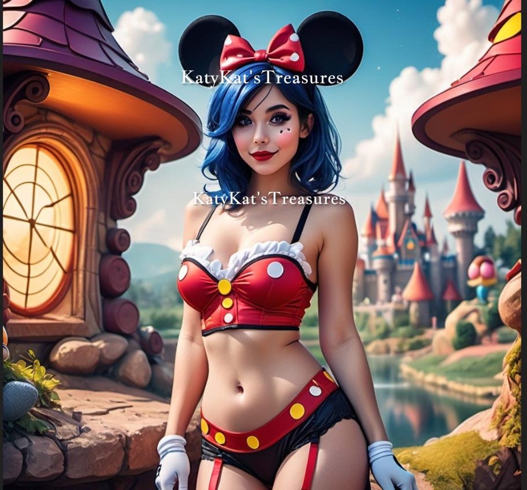 Sexy Cos-play Minnie Mouse Female Spirit Companion - Etsy