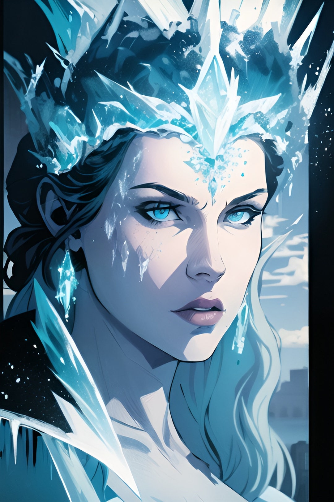 Female Queen Ice Elf Spirit Companion - Etsy