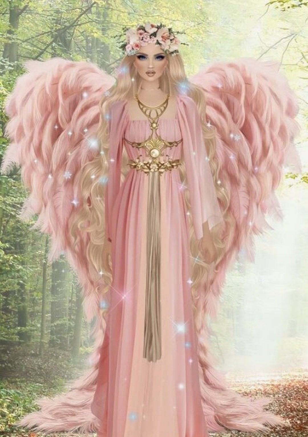 Female Anamchara Angel Companiondirect Remote /distant Binding - Etsy