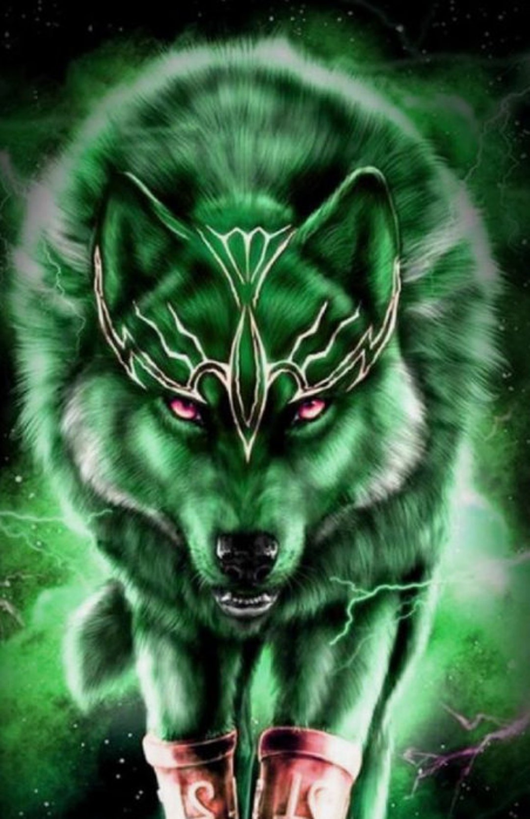 Male Dire Wolf Spirit Companion Direct Binding/ Remote Distant Binding ...