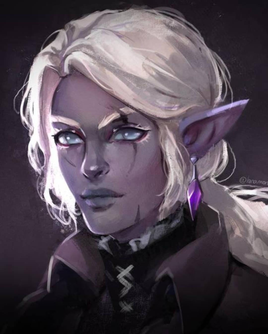 Male Ranger Drow Elf Companion Direct Binding/distant - Etsy