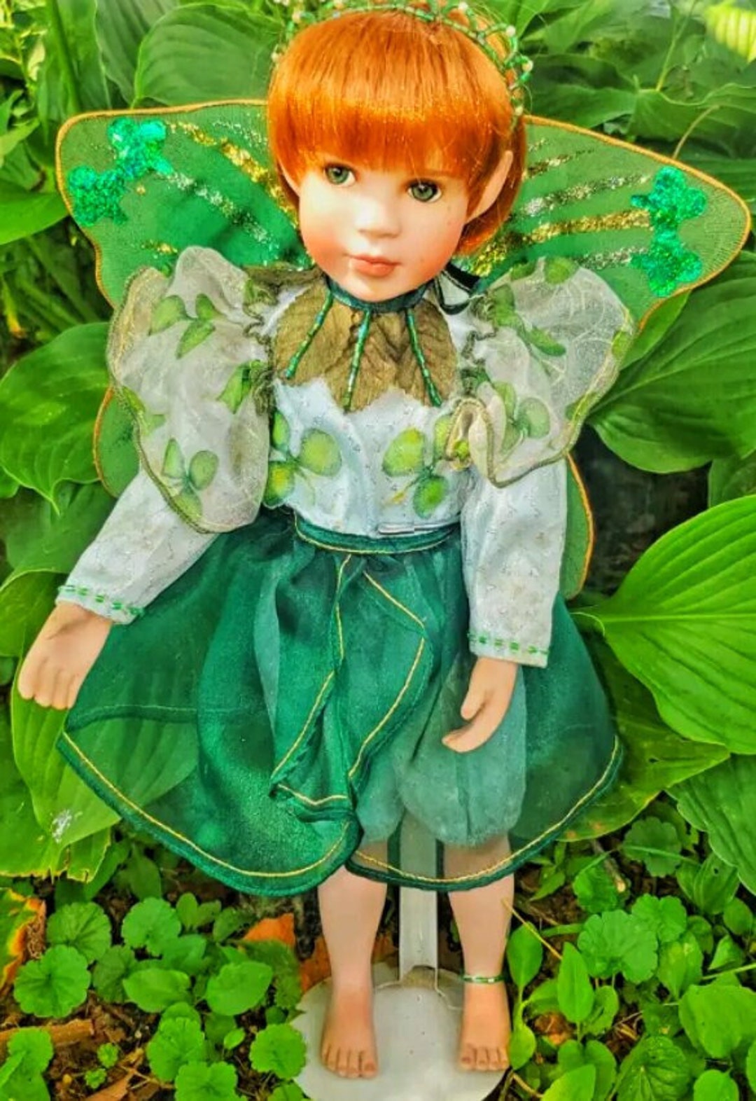Haunted Doll-felicity-shamrock Fairy of Luck and Abundance - Etsy