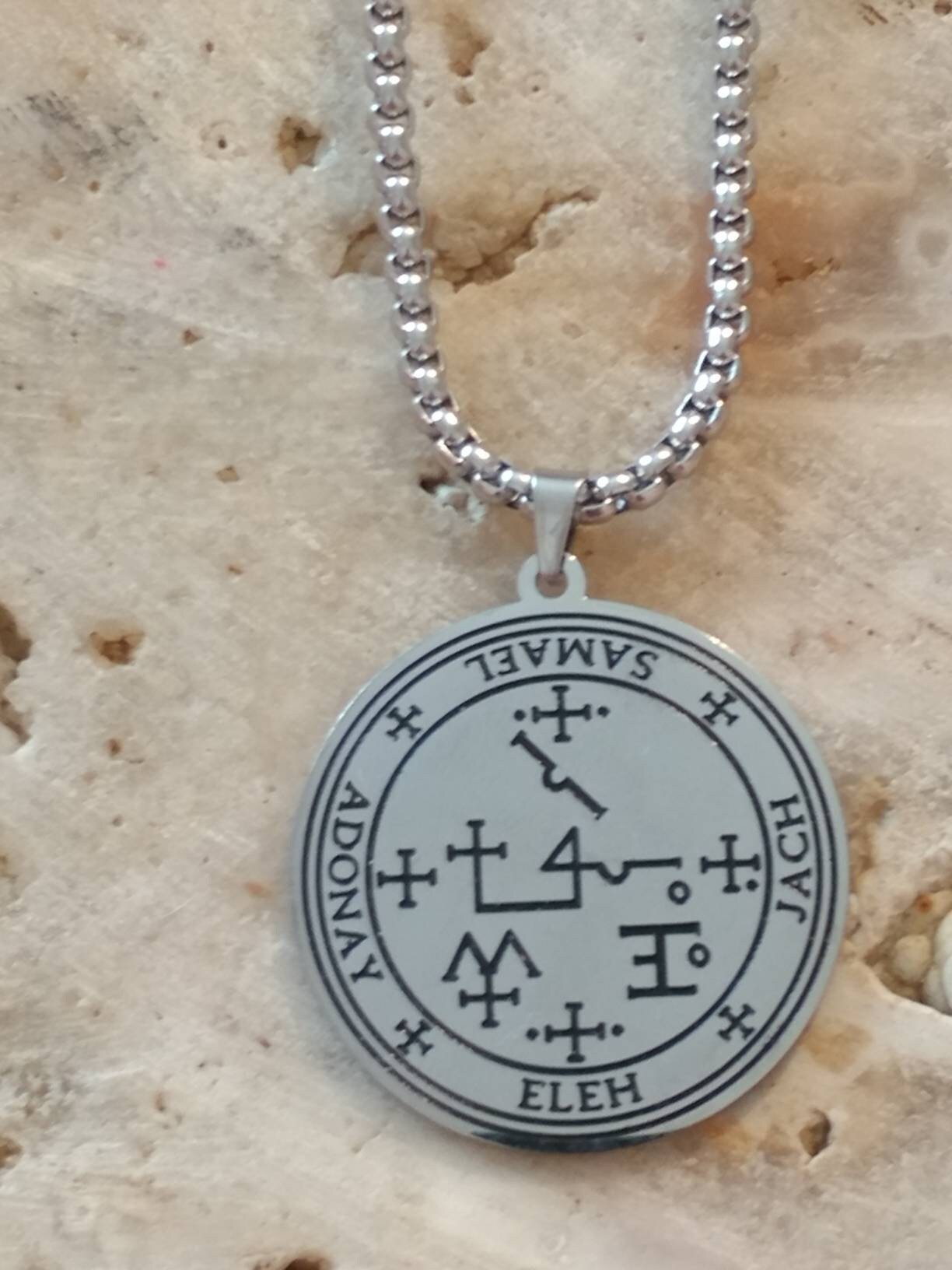 Samael Fallen Angel /demon of Wrath Companion Necklace | Etsy