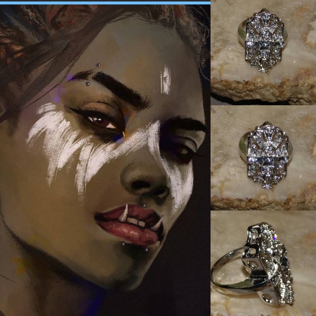 Female Orc Companion Ring - Etsy