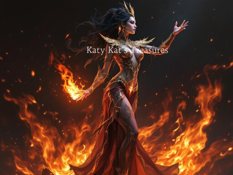 Tier 3 Female Ifrit Zair Djinn Spirit Companion - Etsy