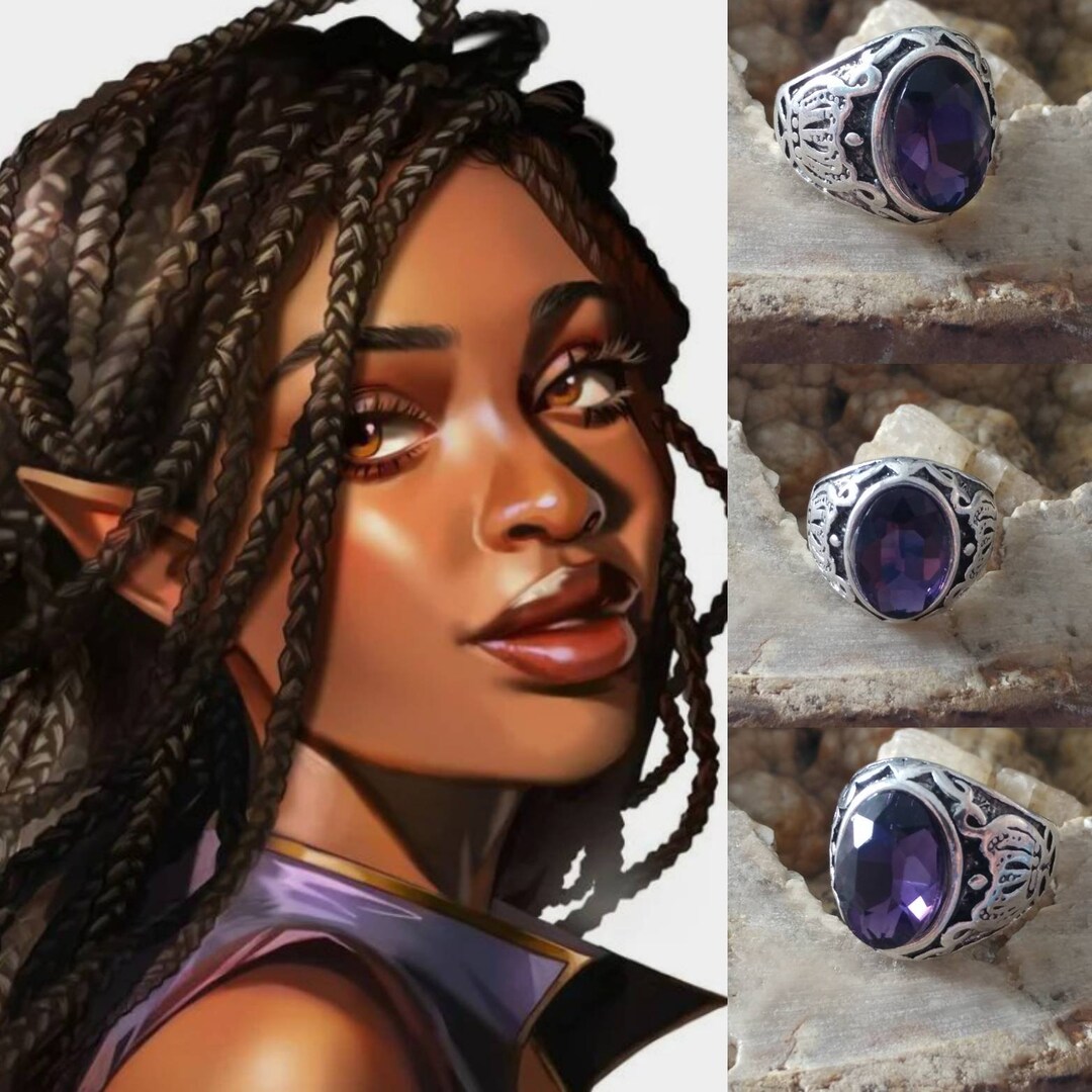 Female Tiefling Fey Sexy Companion Ring - Etsy