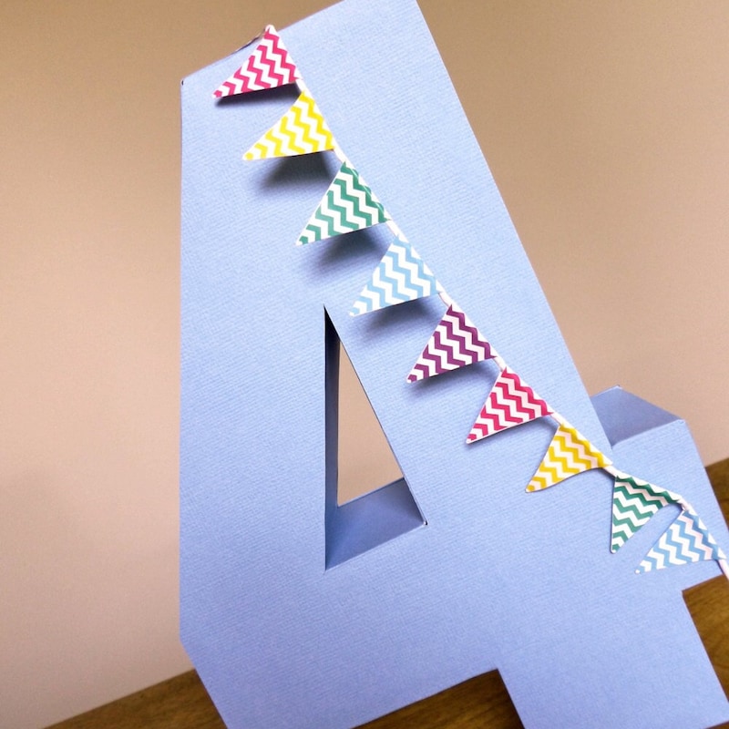 3d Number Template - Etsy