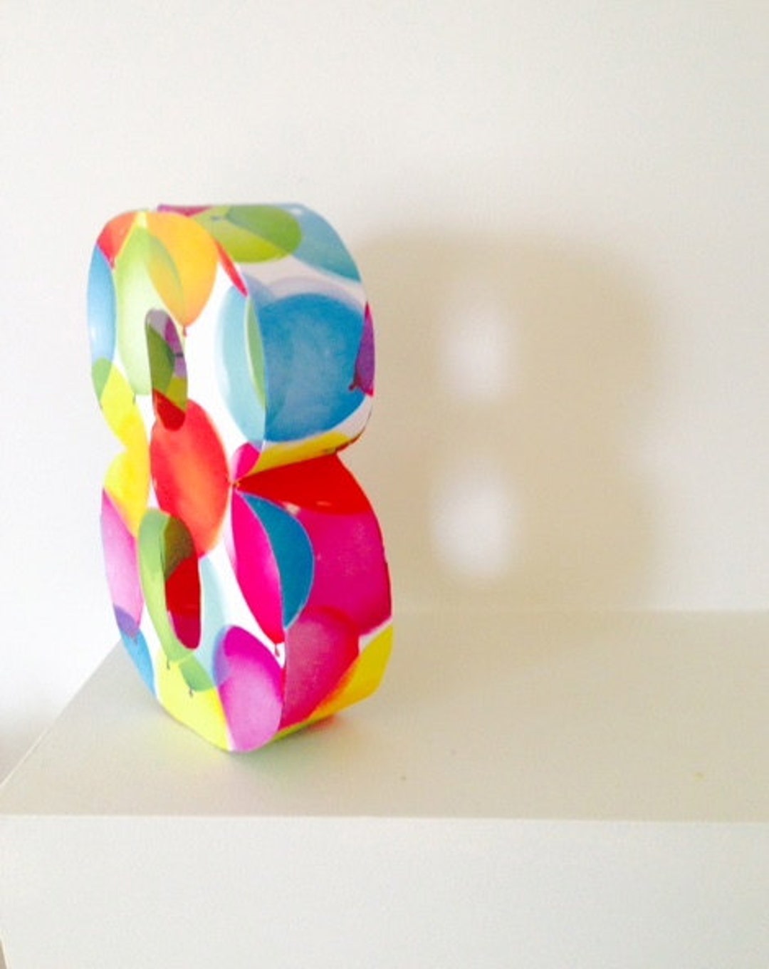 Digital Download Number 8 3D Papercraft Pattern Model Number 8 Template ...