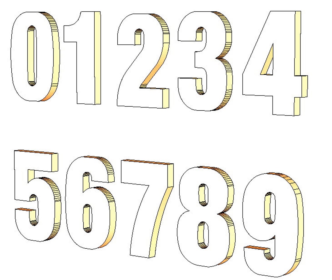 Number Pattern 3D Printable Number 1 Template First Birthday Number One ...