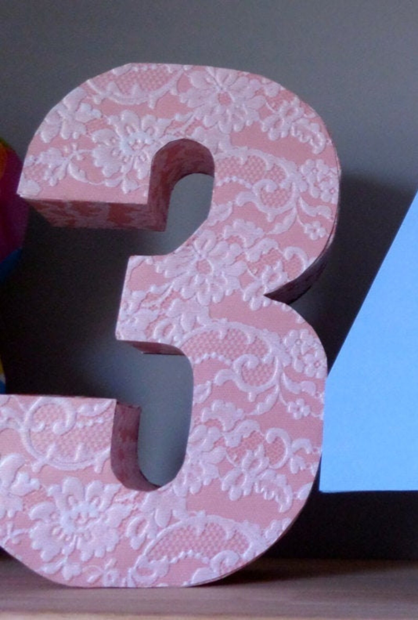 Printable Template 3D Number 3 Download Print Out and Decorate - Etsy