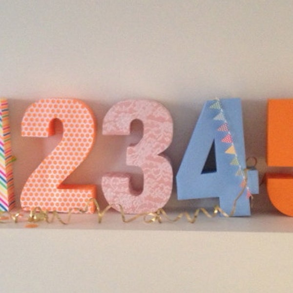 Printable 3d Number 1 - Etsy