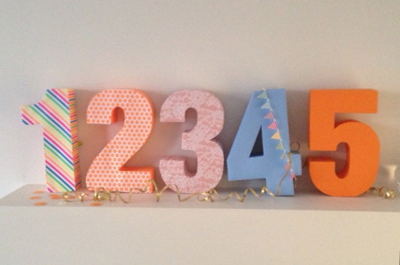 Download Printable 3D Number Templates 1-10 Complete Set of 3D Number ...