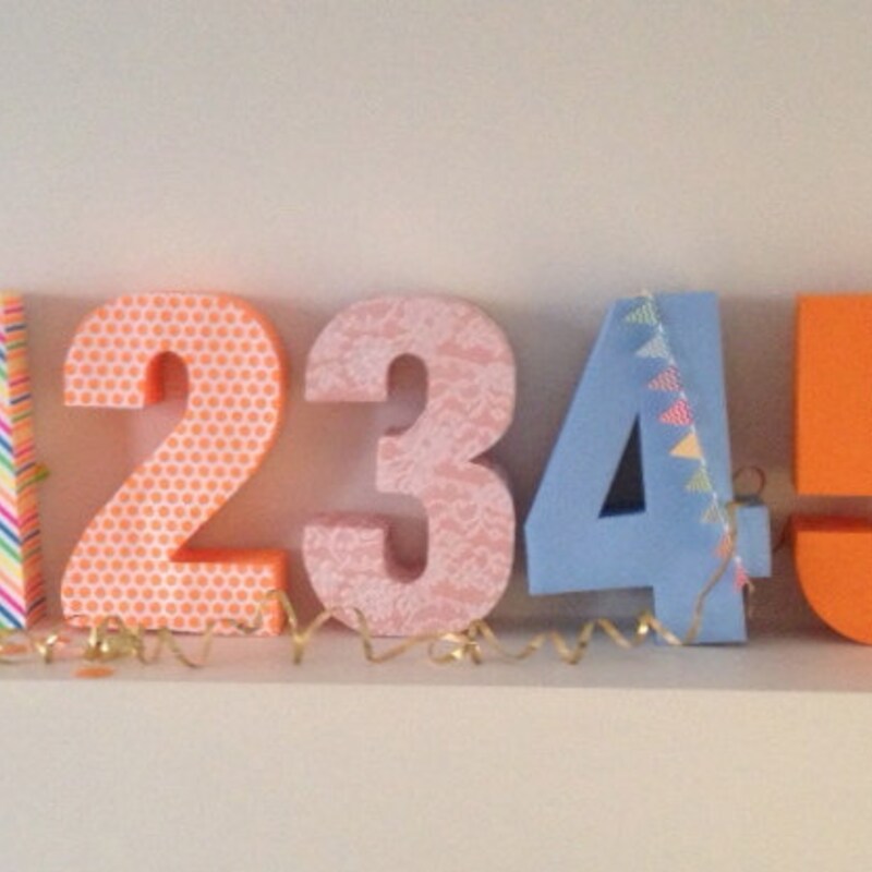 3d Numbers - Etsy