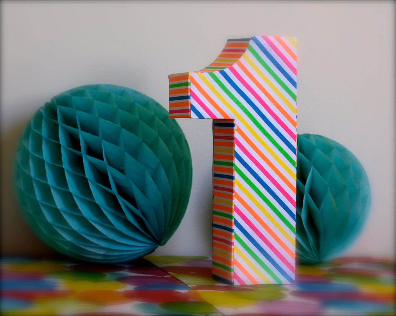 Number Pattern 3D Printable Number 1 Template First Birthday Number One ...