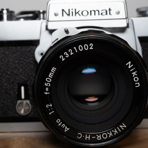 Nikomat FT2 35mm Film Camera With NIKKOR 50mm F/2 Lens and NIKKOR 28mm ...