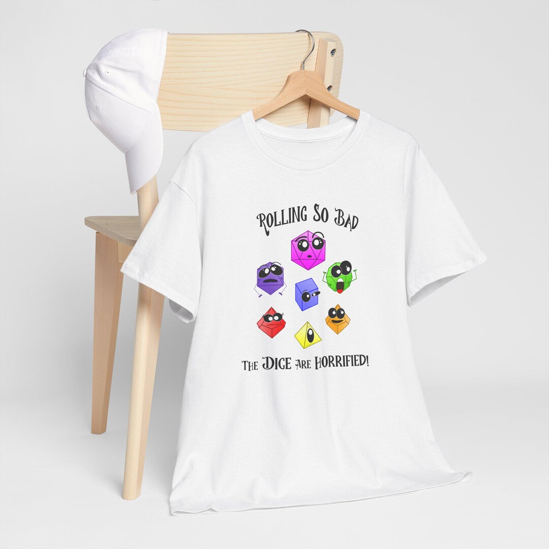 Shocked Kawaii Dice | Rolling so Bad Even the Dice Are Horrified | RPG ...