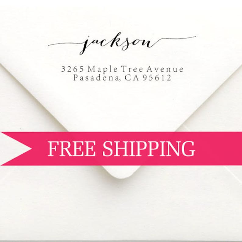 Address Stamp-self Inking-personalized Stamp-custom Rubber - Etsy