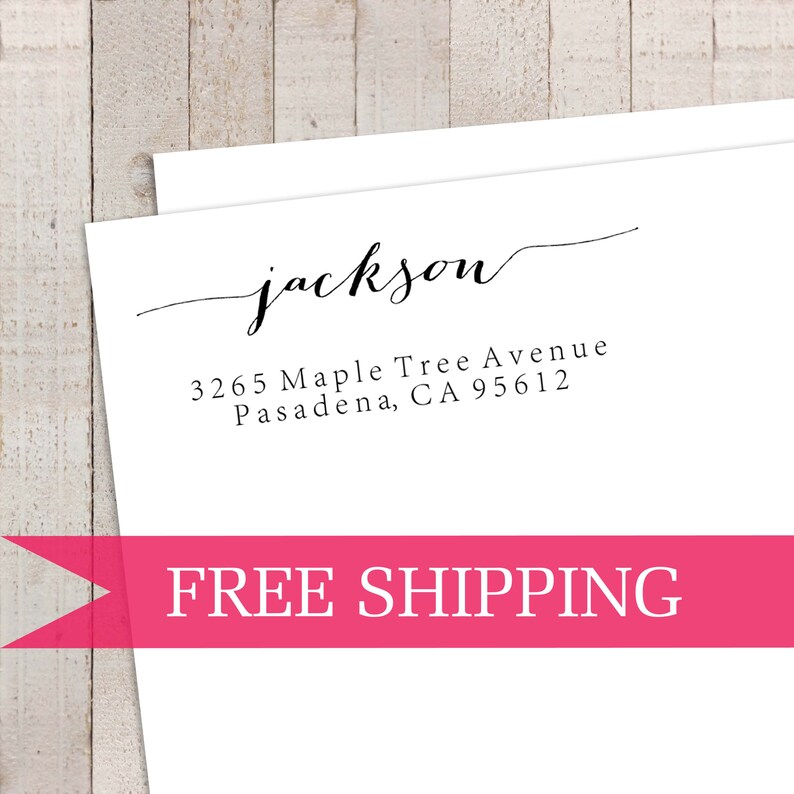 Address Stamp-Self Inking-Personalized Stamp-Custom Rubber | Etsy