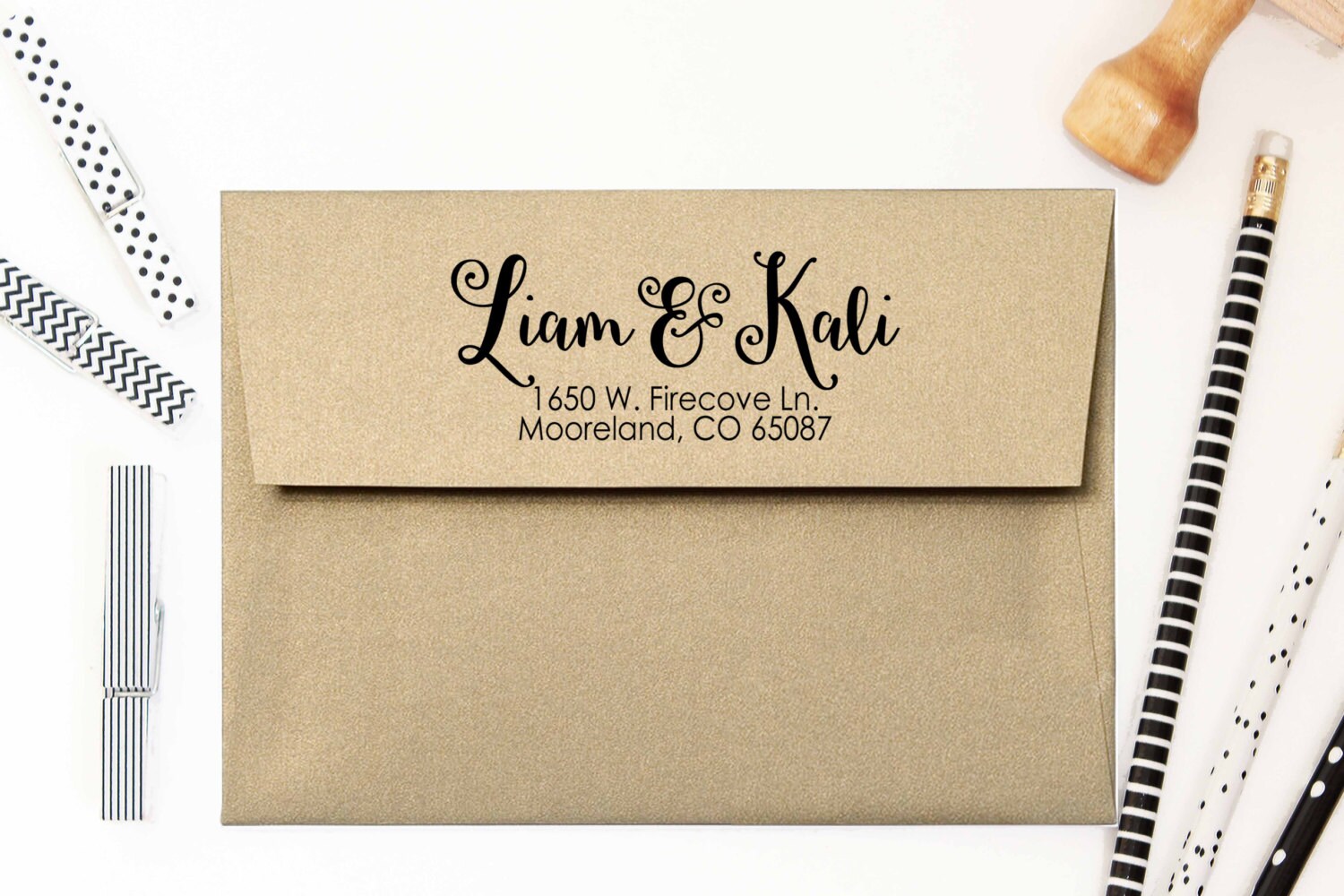 Return Address Stamp-custom Self Inking-personalized - Etsy