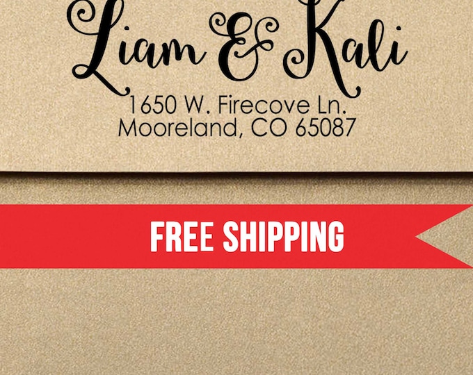 Return Address Stamp-custom Self Inking-personalized Stamp-wedding Gift ...